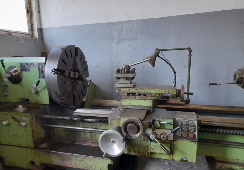 POREBA TPK 80 gap engine lathe x 3000mm - CORIO MACHINE TOOLS 1994