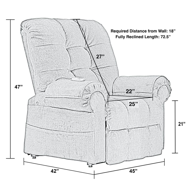 Catnapper Omni 450 lb. Big Man Power Lift Recliner ...