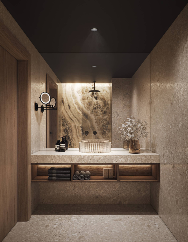 Elegant Bathroom Design - Meier Render