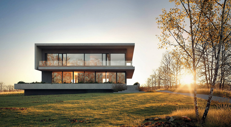 Secluded Eco Retreat - Meier Render