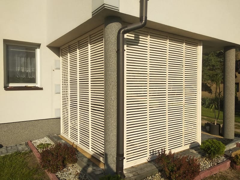 Zabudowa boczna tarasu - Tarasowe metamorfozy