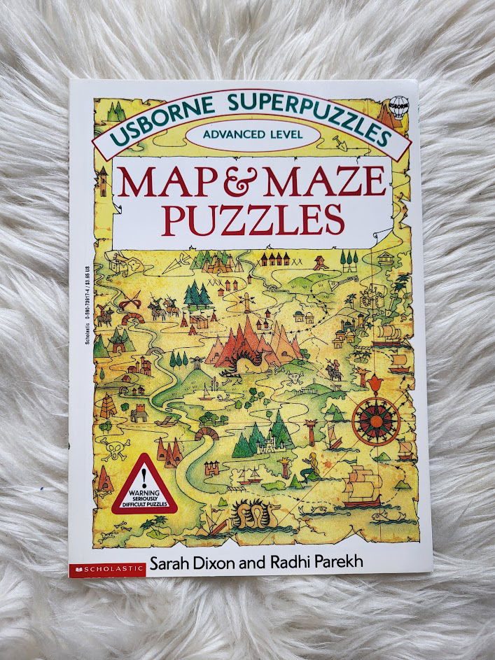 Usborne Superpuzzles: Map & Maze Puzzles (Advanced Level) - Ex Libris ...