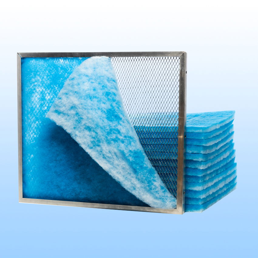 ALUMINIUM HOLDING FRAMES AND POLYESTER FILTER PADS - idgcustomfilters.com