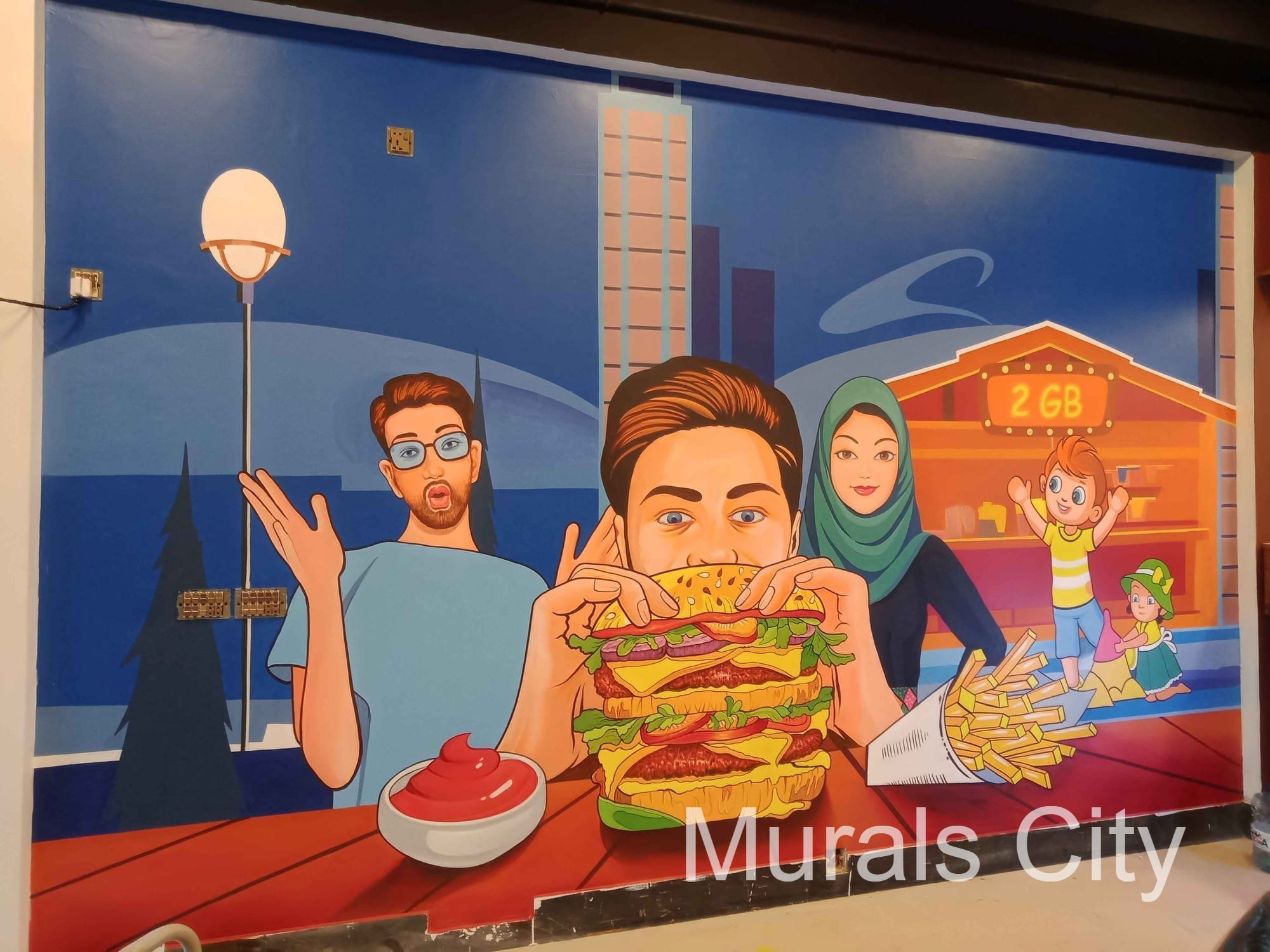 mural artist in karachi