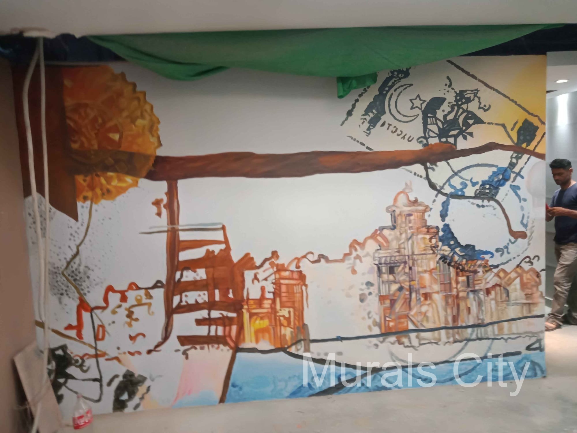 mural artist in karachi