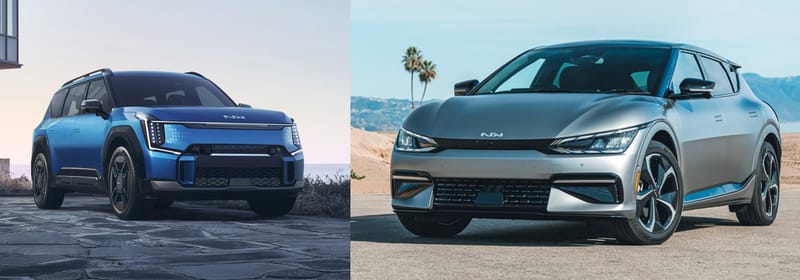 A Comprehensive Comparison of the 2024 Kia EV9 and EV6