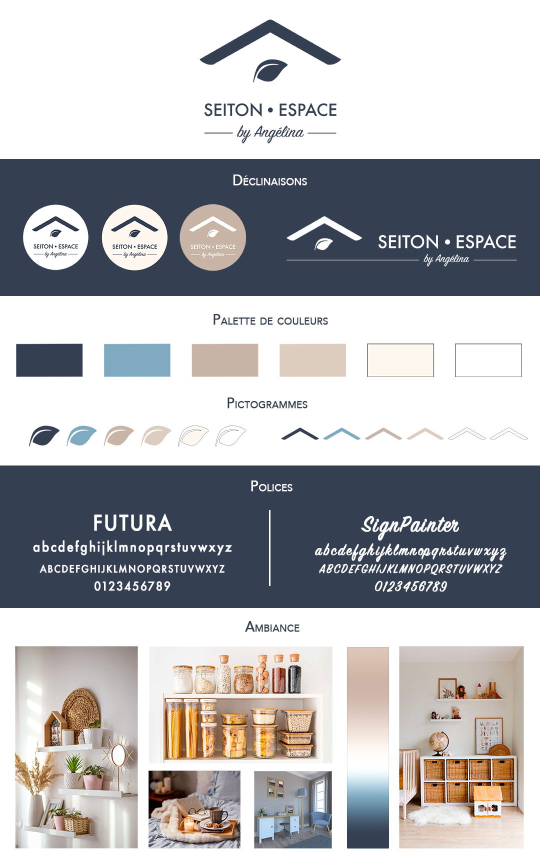 Charte graphique Seiton Espace / branding / Refonte graphique Logo et ...