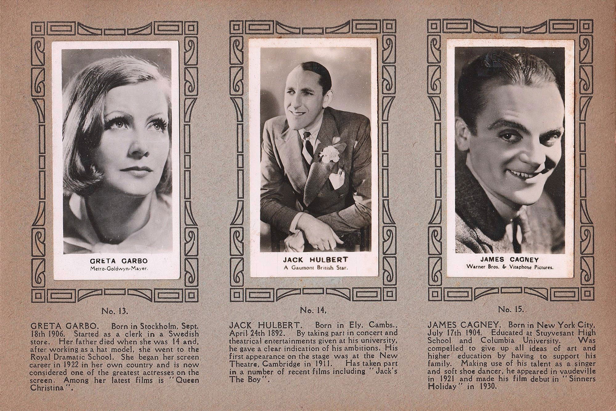 Cinema Cigarette Cards Albums - A Journey Through Cinematic Art