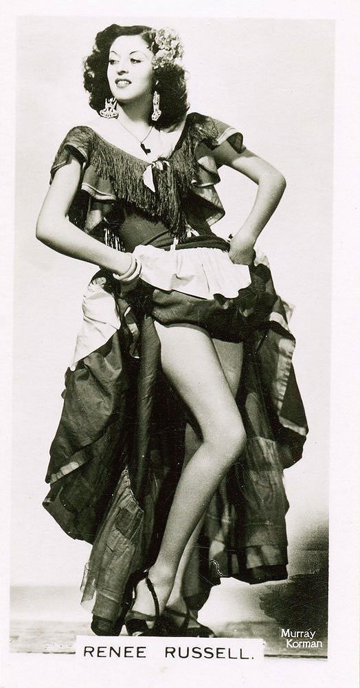 RENEE RUSSEL - CINEMA & CIGARETTE CARDS