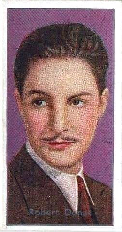 ROBERT DONAT - CINEMA & CIGARETTE CARDS