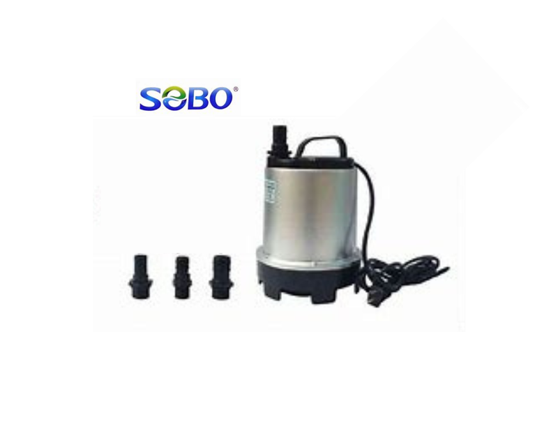 Sobo Stainless Steel Submersible water pump series - Fanie's Fishroom