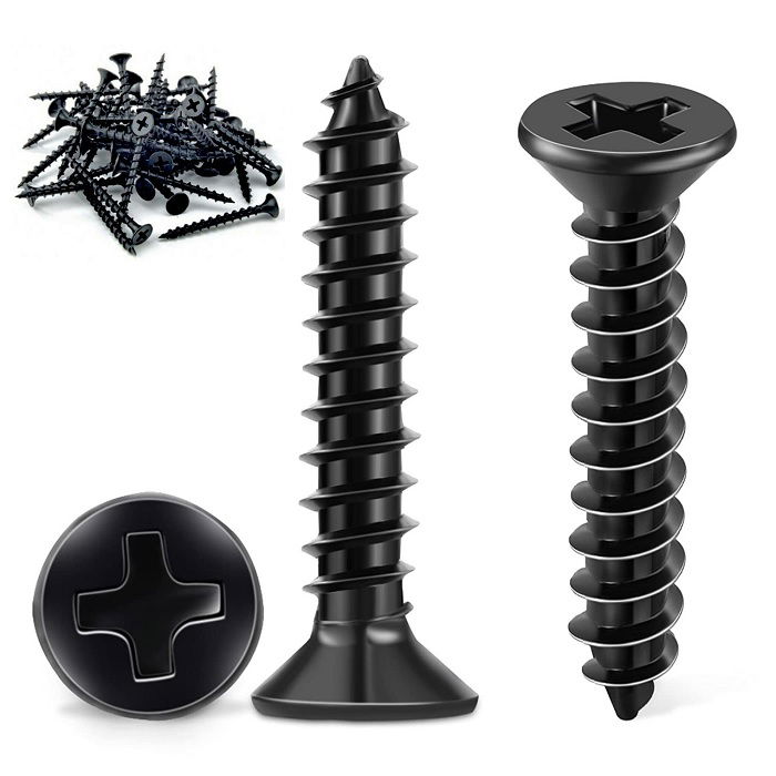 Ruspert Black Woodscrews 5 x 40mm / Buy Boxes / Save 20% Bulk Buy