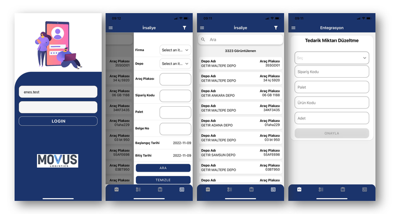 Back Office - Movus Logistics