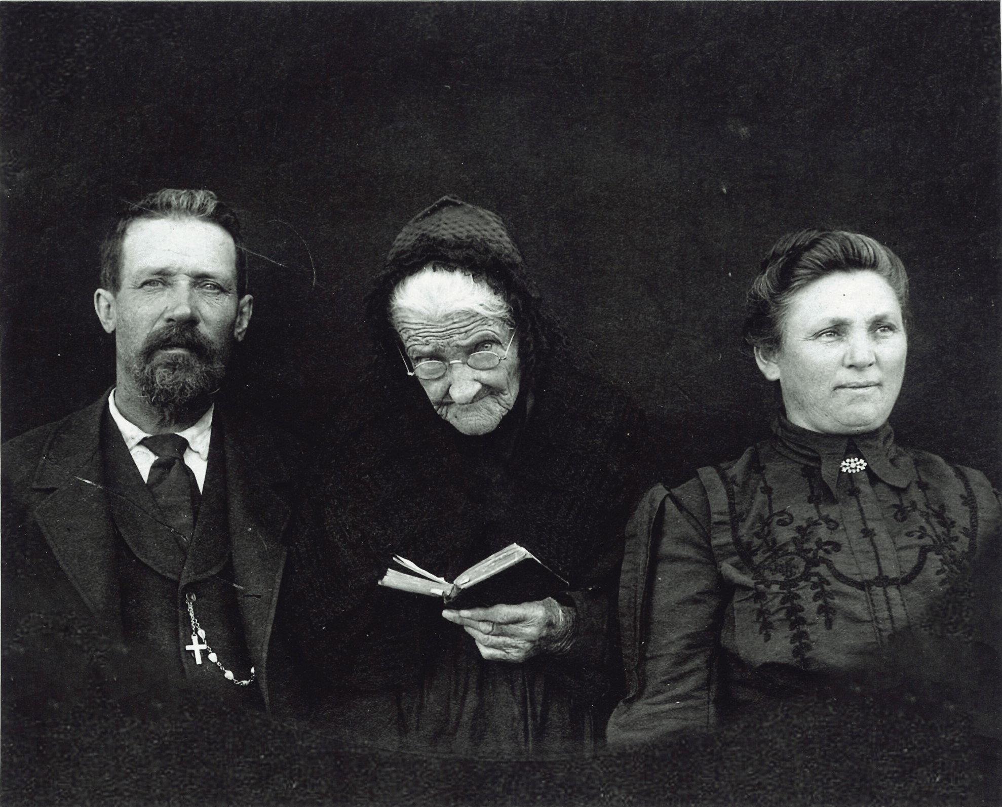 Zephire Germain with his wife Elizabeth Parnell and his mother ...