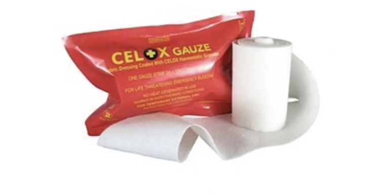 Bande de gaze d'entrainement roulée Celox Medical - Medical Partner