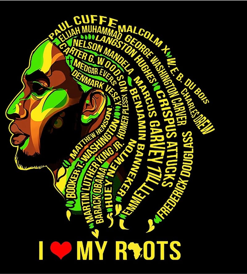 (Women) I Love My Roots - Black History T-Shirt - DDB PRODUCTIONS LLC