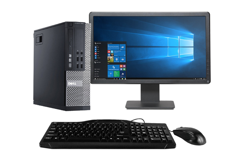 Dell OptiPlex 9020 Intel i5 Desktop PC + 19 Inch Monitor (Refurbished ...