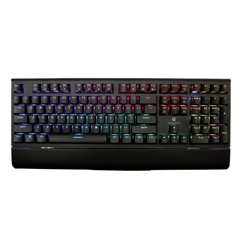 ROGUEWARE GK300 WIRED RGB GAMING BLUE SWITCH MECHANICAL KEYBOARD