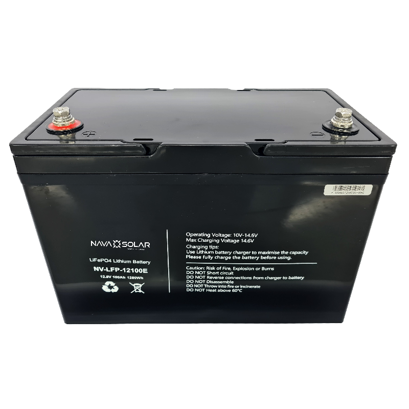 NAVASOLAR 25.6V 100AH 2.56KWH LIFEPO4 IP65 BATTERY PACK