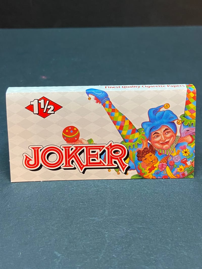 Joker 1 1/2” Cigarette Rolling Papers. - Shockers Glass Studio