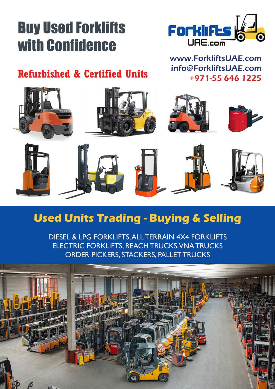 GENEX.AE-Total Solutions for All Electric and Diesel Forklifts in UAE