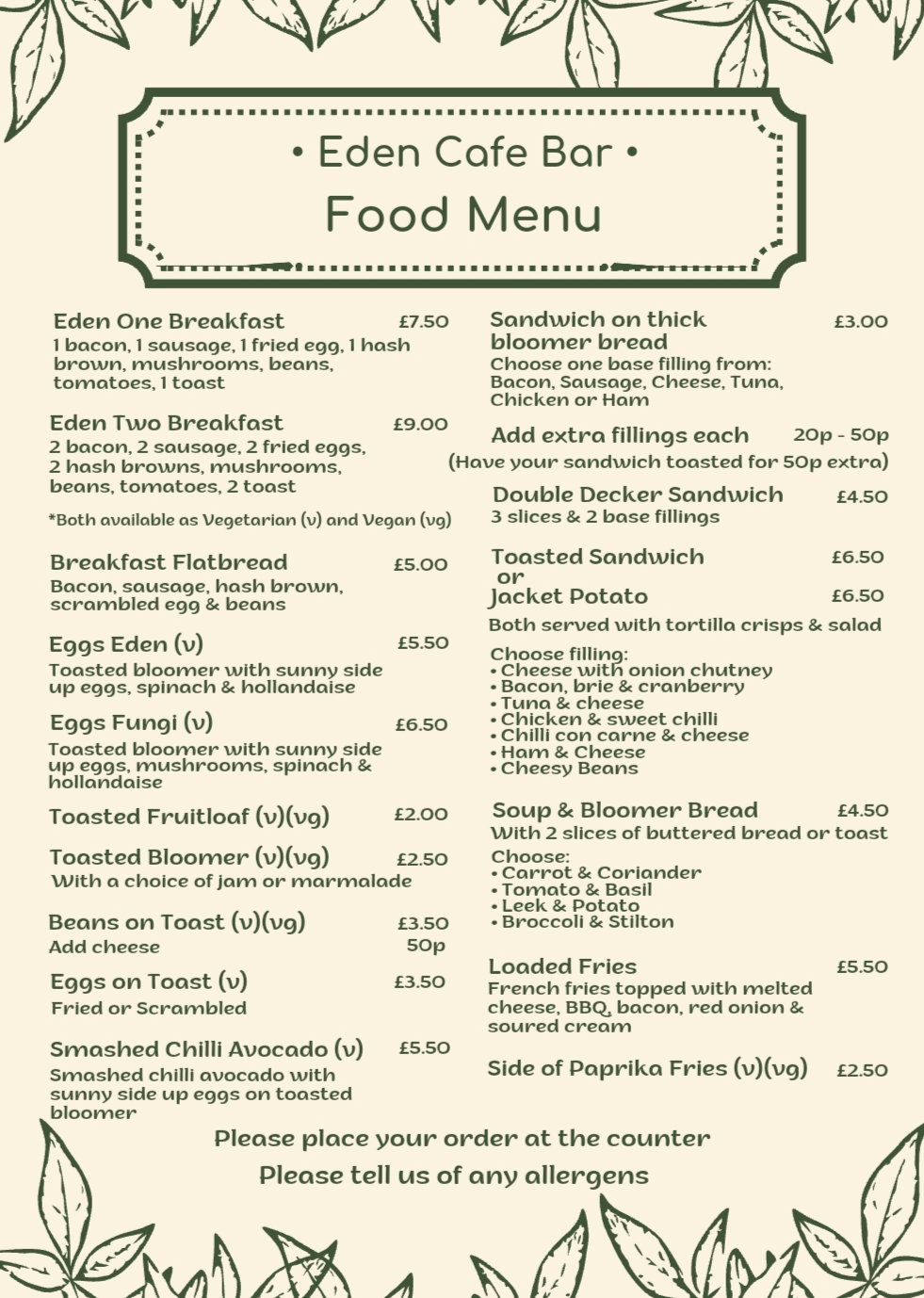 Cafe Bar Evington Leicester