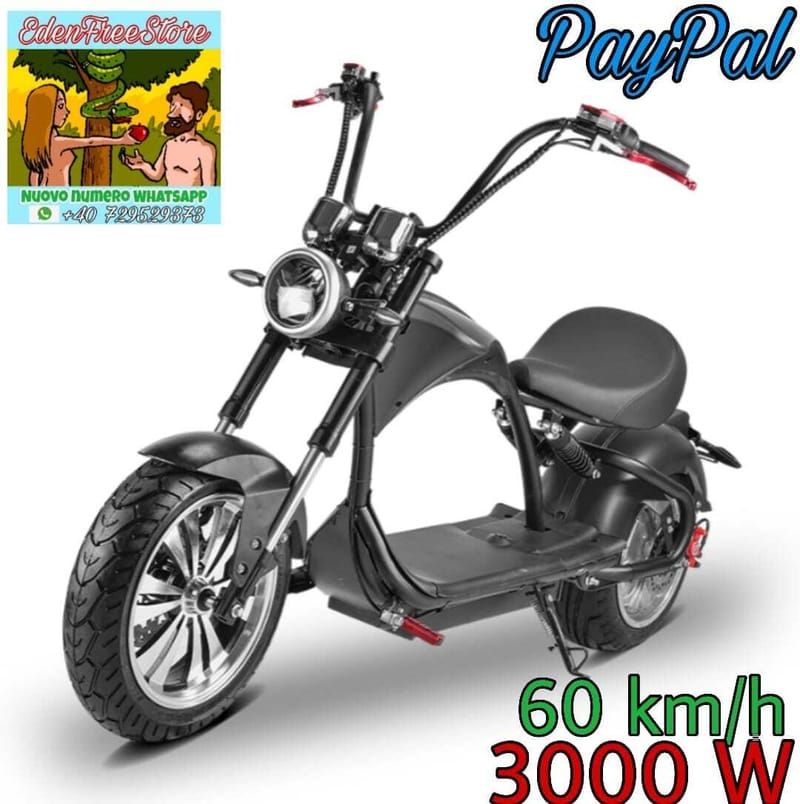 CP4 PLUS SCOOTER ELETTRICO CITYCOCO COLORE NERO 3000W
