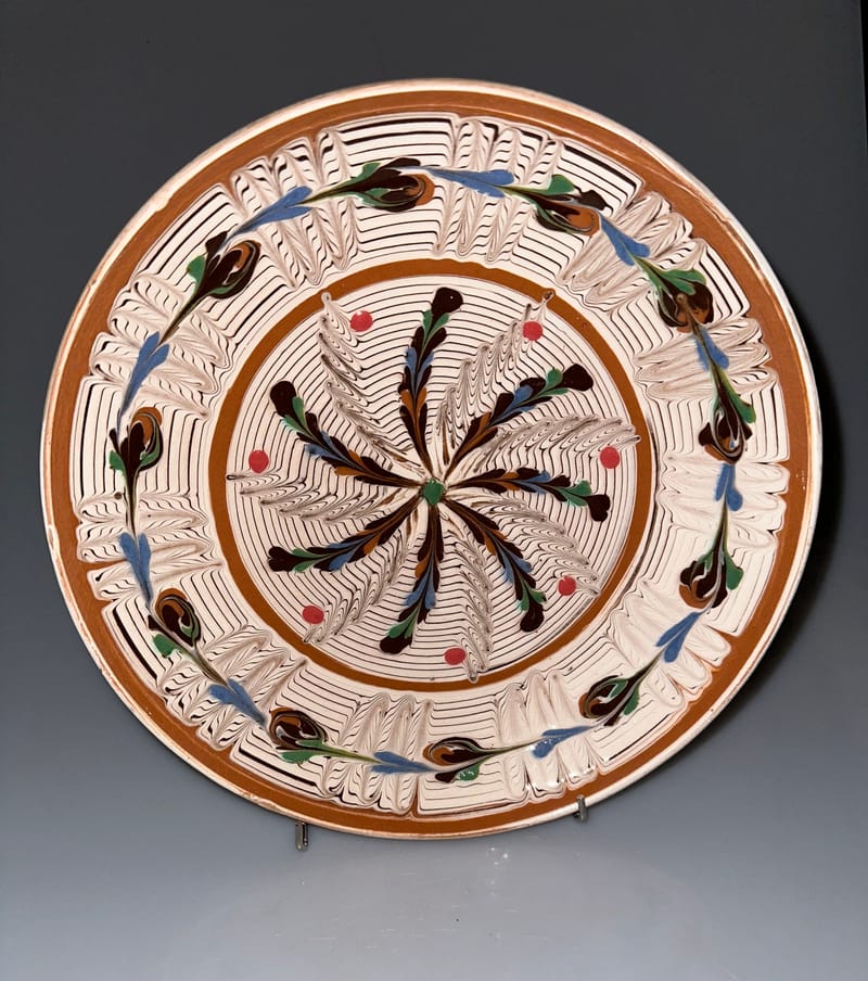 Horezu Pottery Plates by Maria Stefanescu