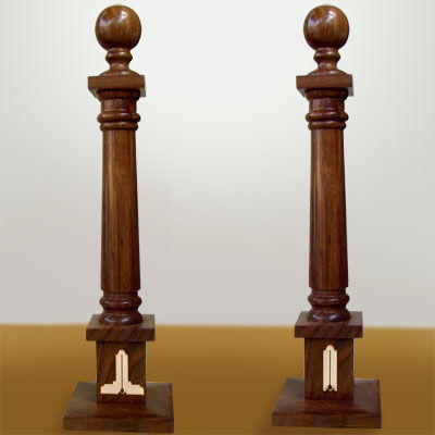 Colonnettes de Surveillant en bois exotique "Standard" - OCCITANIA REGALIA