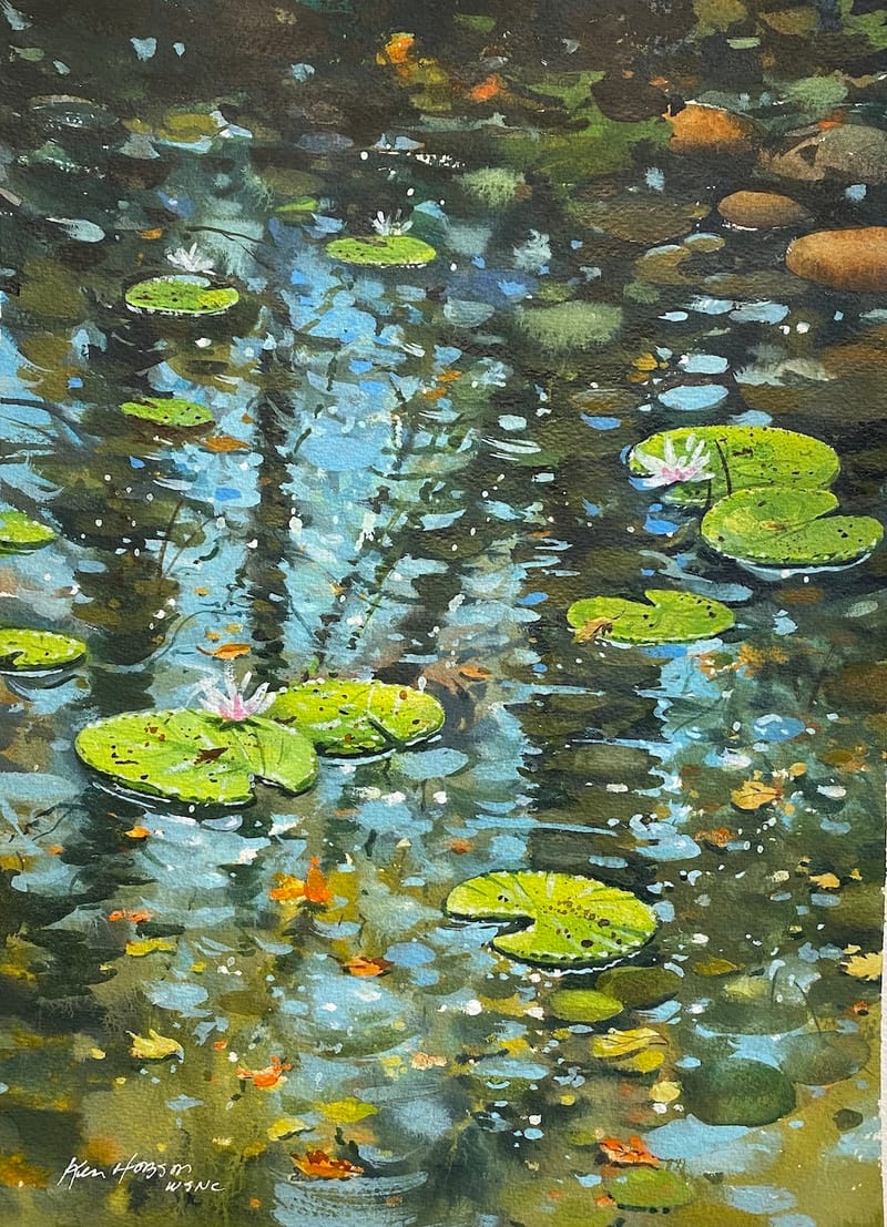 Ken Hobson Art Classes Workshops original watercolor and prints