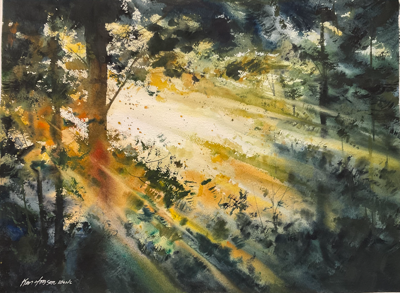 Ken Hobson Art Classes Workshops original watercolor and prints