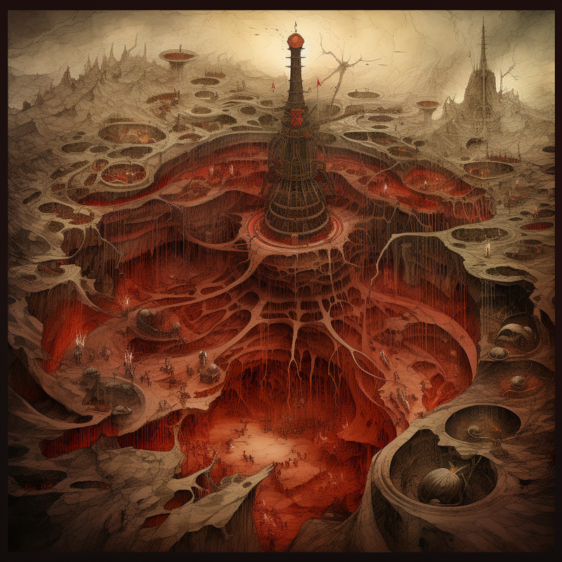 THE MAP OF HELL - ArtSpaceDiabolus