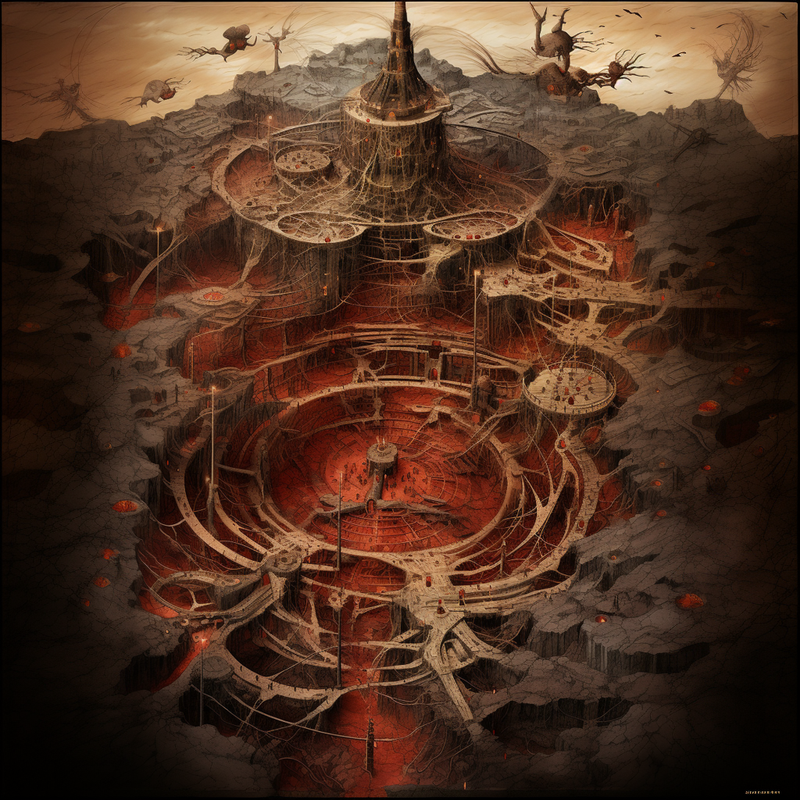 THE MAP OF HELL - ArtSpaceDiabolus