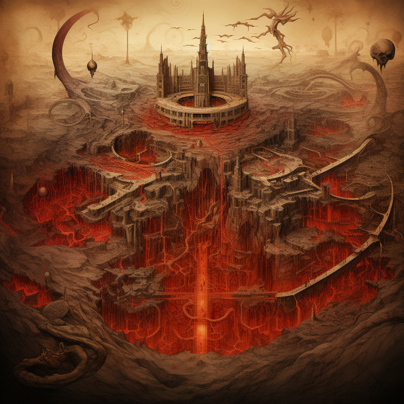 THE MAP OF HELL - ArtSpaceDiabolus