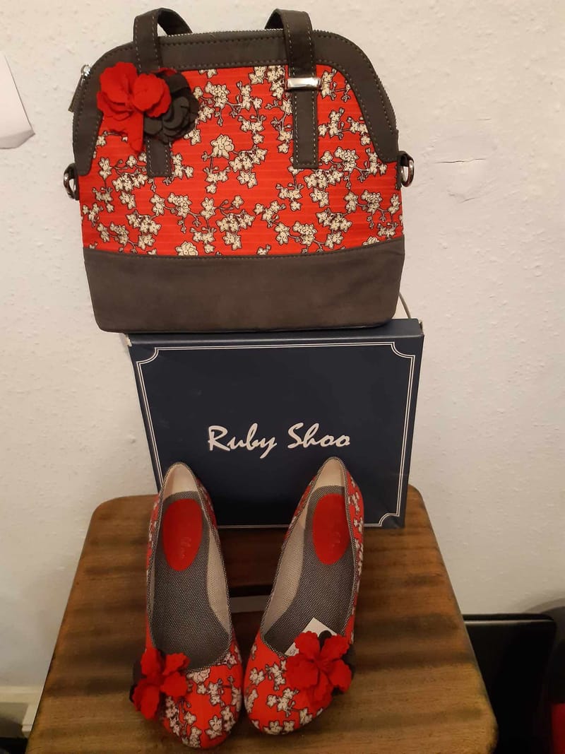 Ruby Shoo Samira & Bag size 4 - lindsayfashions of Ripon