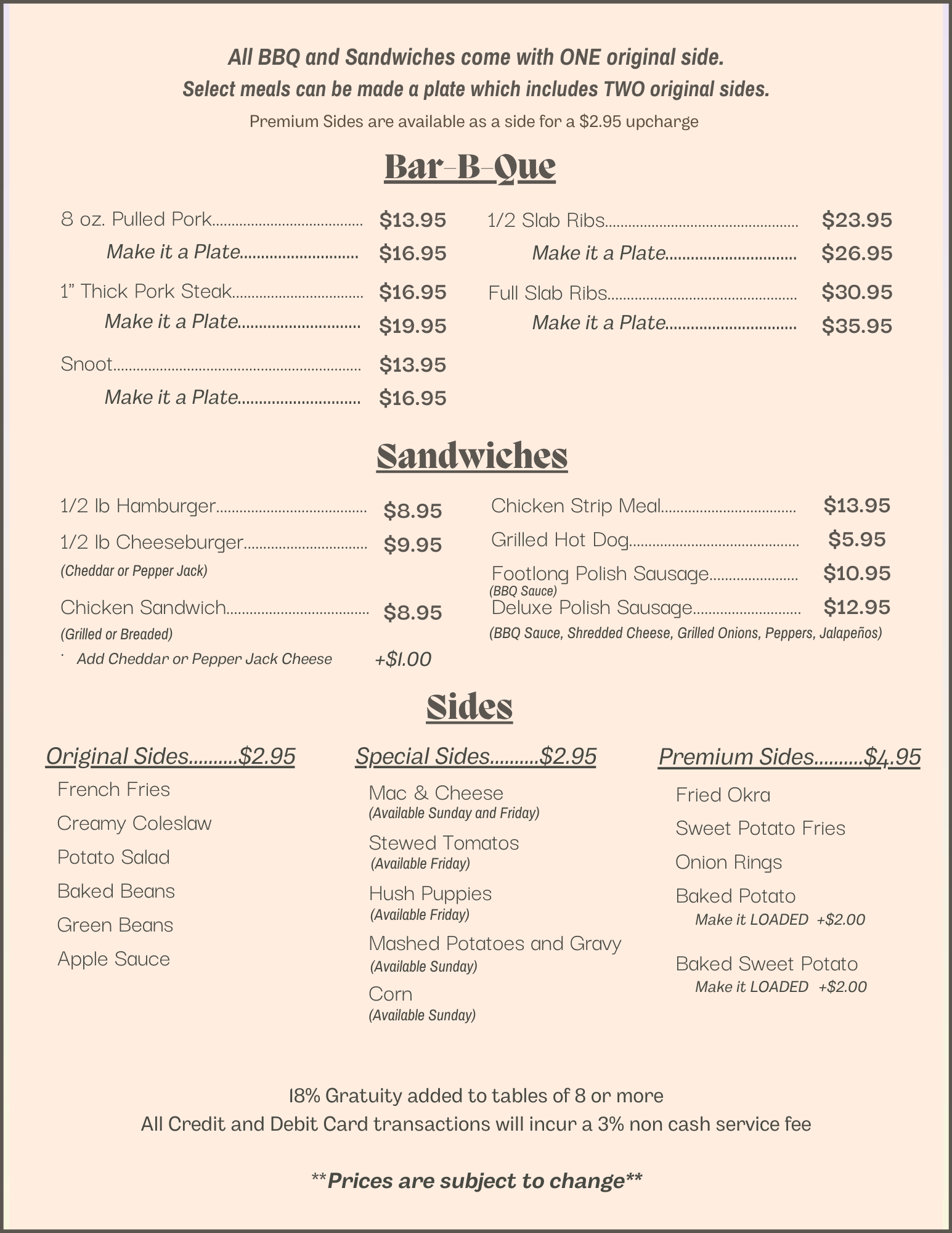 Mr. BBQ's Restaurants and Catering - BBQ Brings Families Together