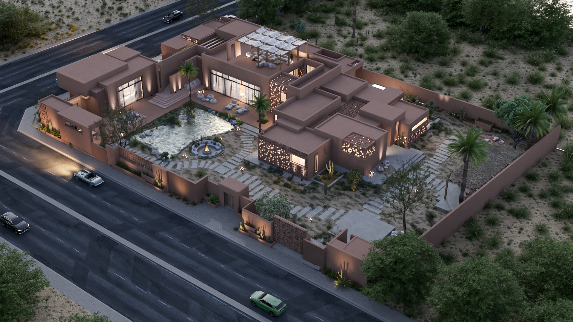 AZIZ REST HOUSE - SHI architecture