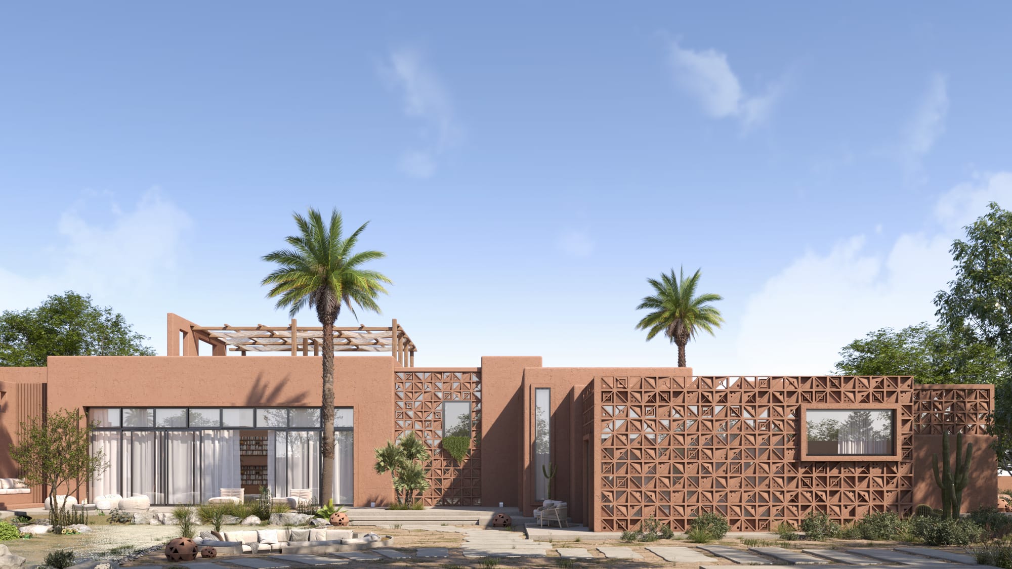 AZIZ REST HOUSE - SHI architecture