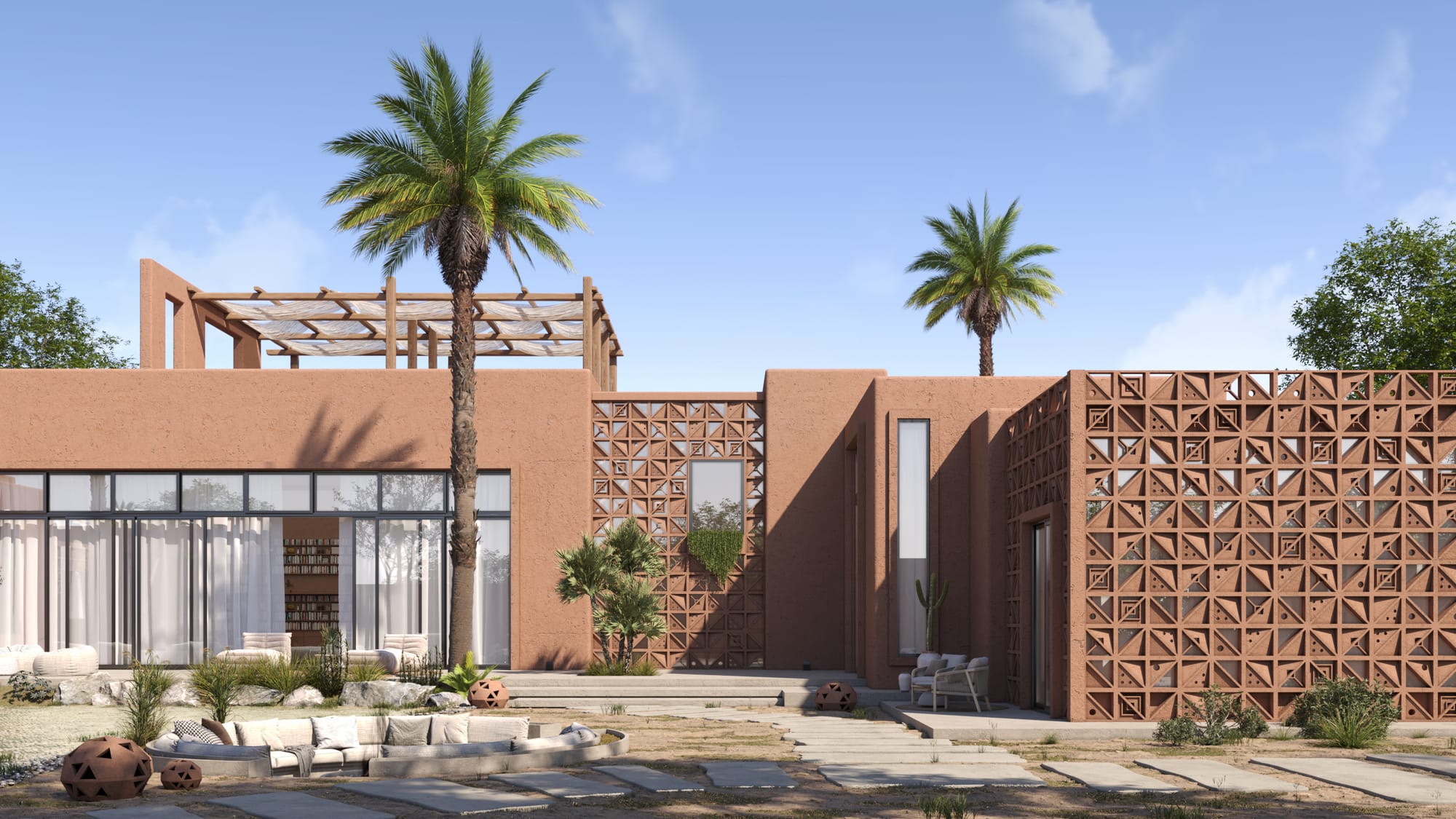 AZIZ REST HOUSE - SHI architecture