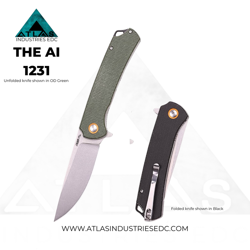 AI Folding Knives - Atlas Industries EDC