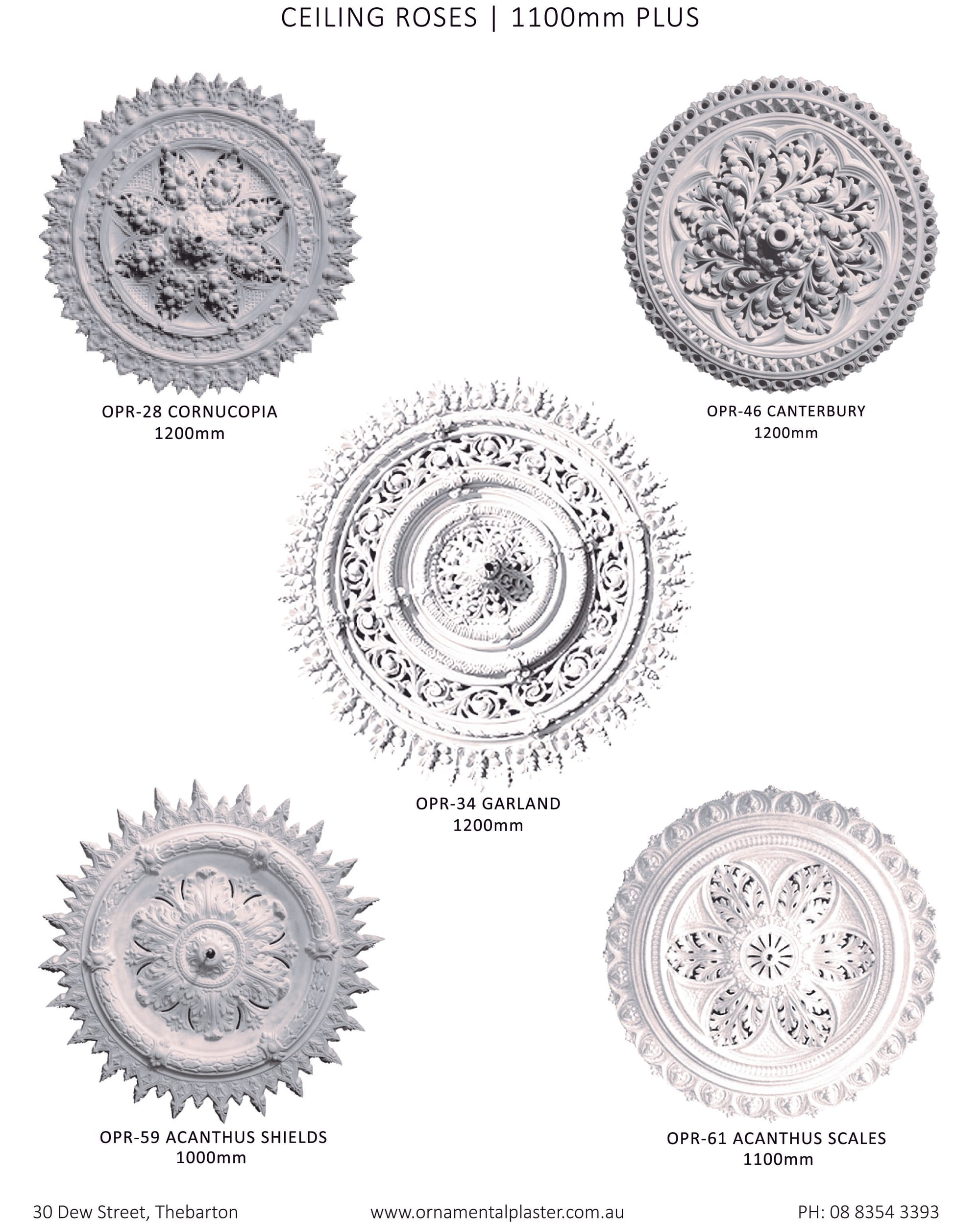 Ceiling Roses - Ornamental