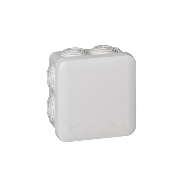 LEGRAND 92011 Junction Box 80x80mm Grey 7 Gland