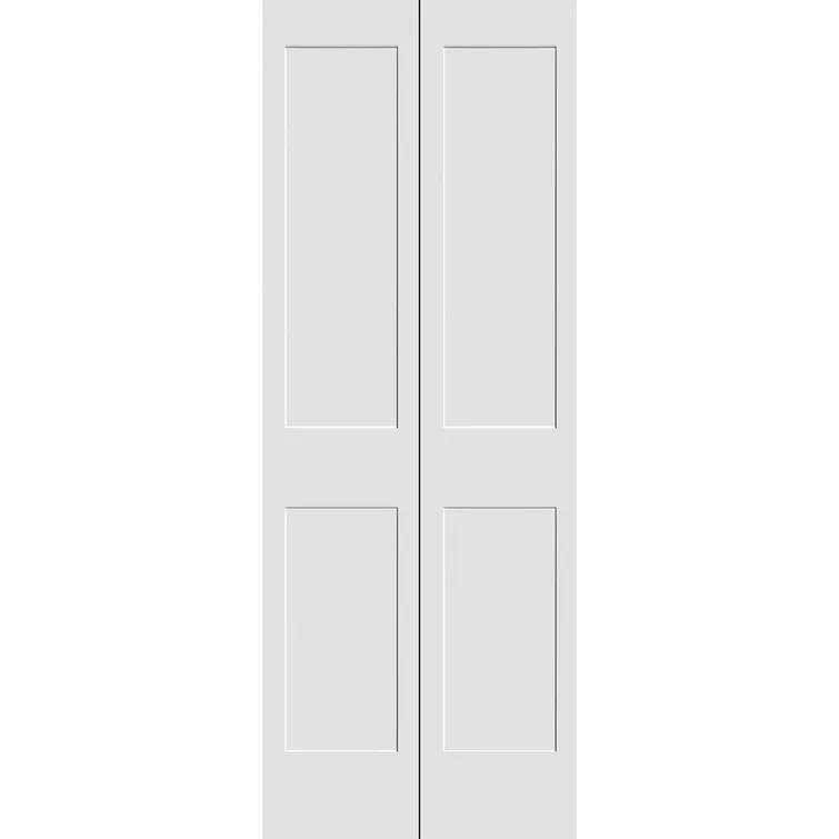 SOLID SHAKER STYLE 2 PANEL BIFOL DOOR - AMERICAN CARPENTRY SOLUTION, LLC