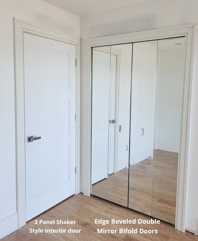 Mirrored Bifold doors - AMERICAN CARPENTRY SOLUTION, LLC