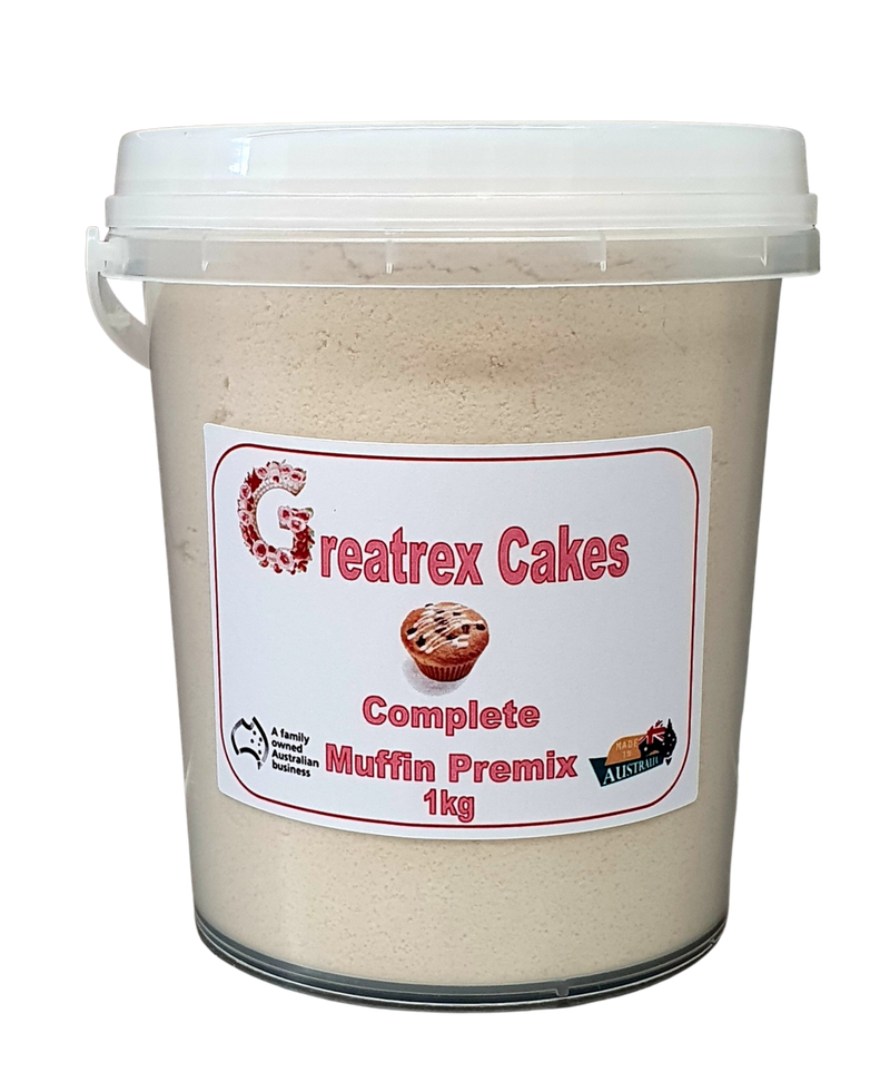 NEW Greatrex Cakes Complete Muffin Premix 1kg Tub