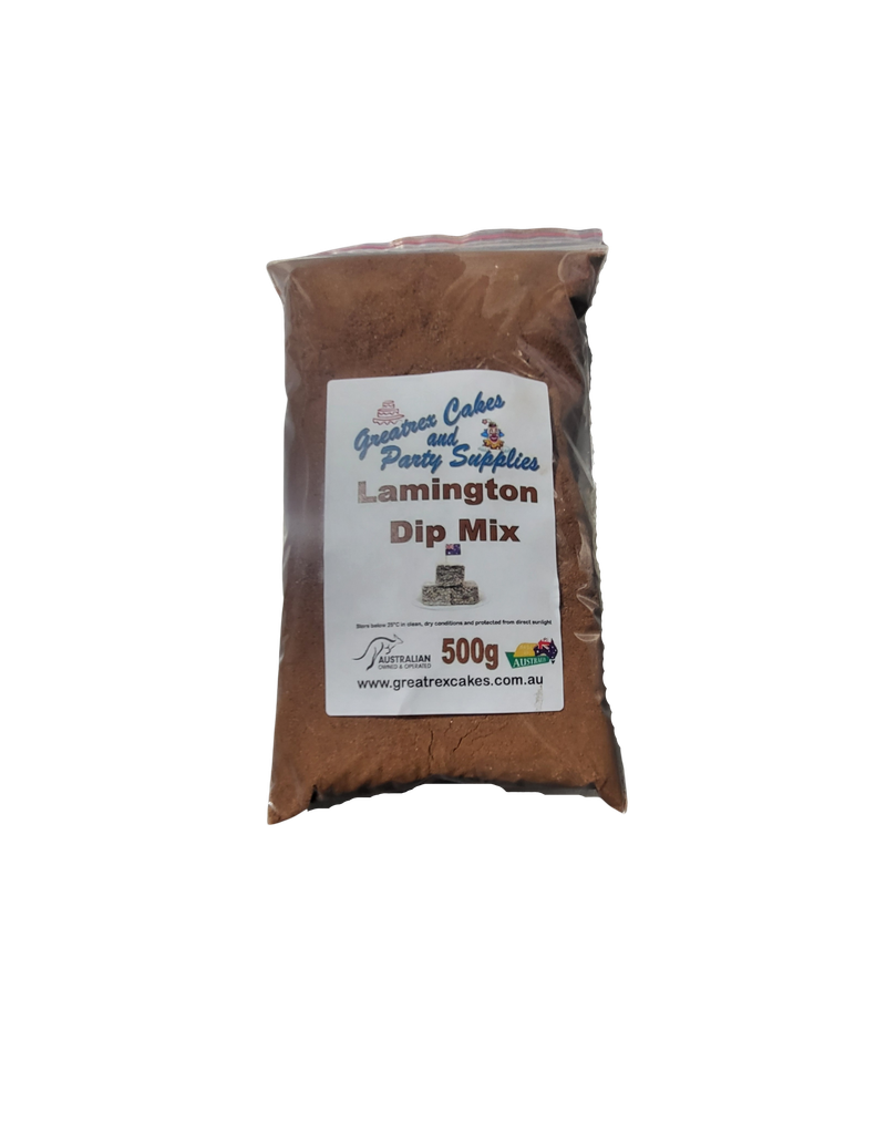 Greatrex Cakes Lamington Dip Mix 500g Tub