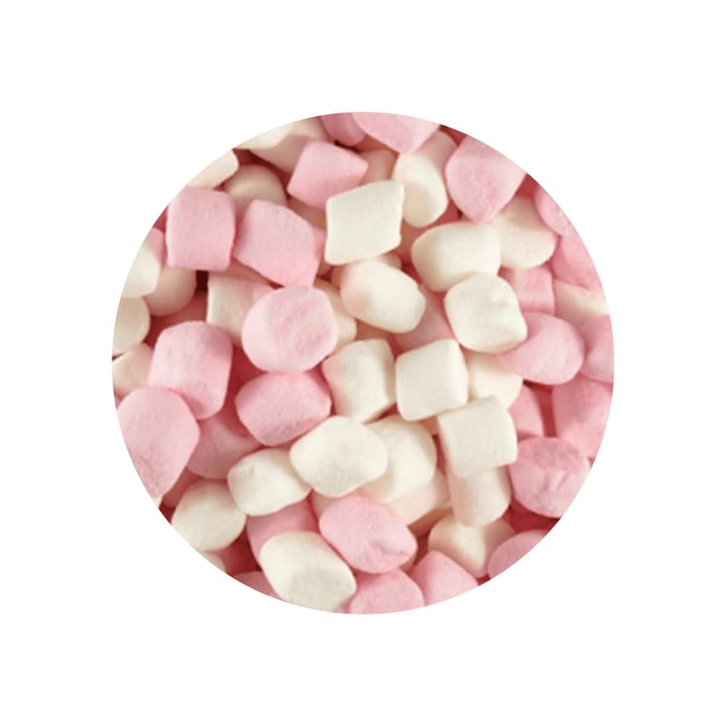Mini Marshmallow Pink & White 100g