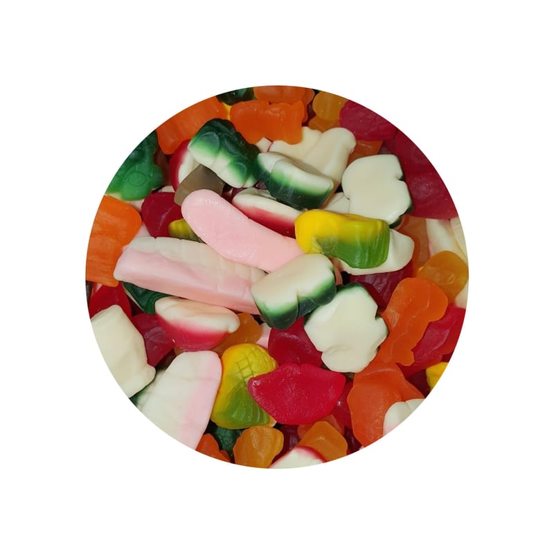 Allen's Retro Party Mix Lollies, 100g bag