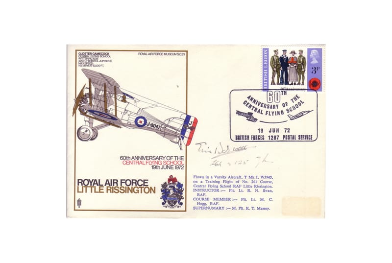 RAF Little Rissington - signed by E. Barwell - CCB Aviation