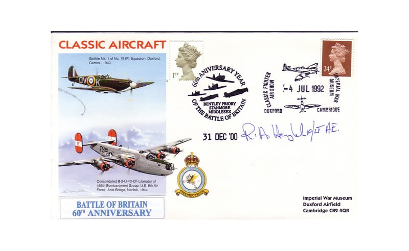 Classic Aircraft 60th Anniversary Battle of Britain - signed by R ...